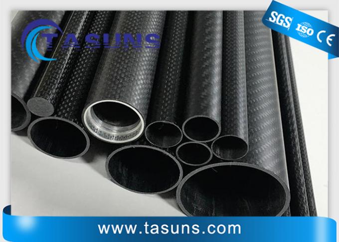 50mm Round Telescopic Carbon Fibre Tube With Threaded End